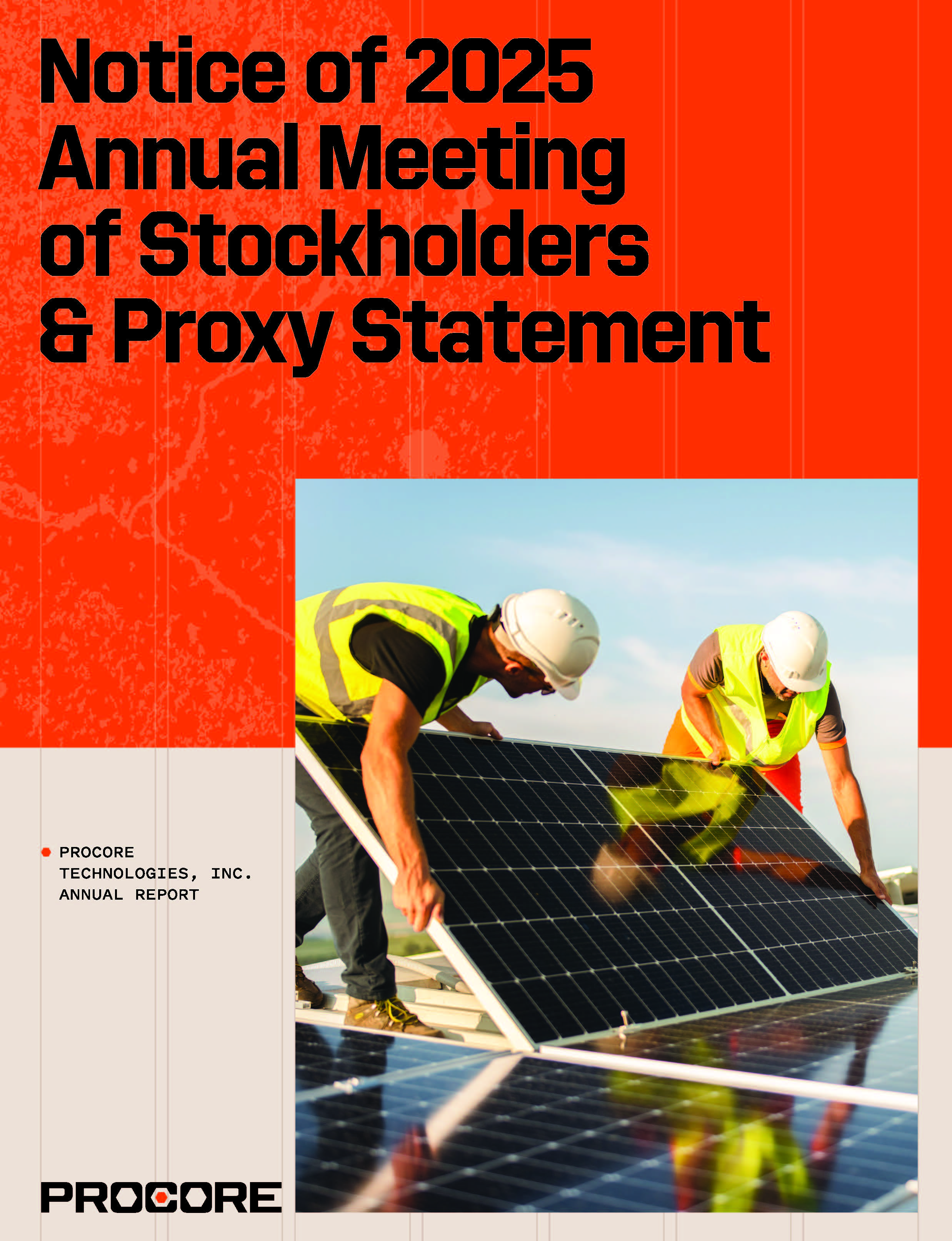 Procore 2025 Annual Meeting